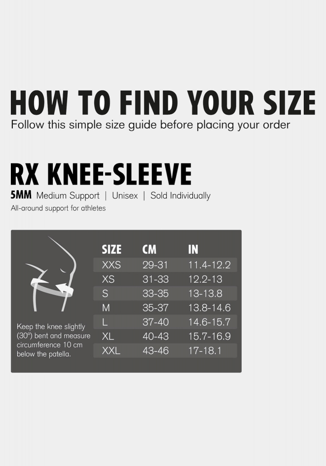 Rehband - RX Knee Sleeve 5mm - One More Rep